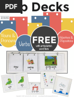Medial P Words for Speech Therapy | PDF