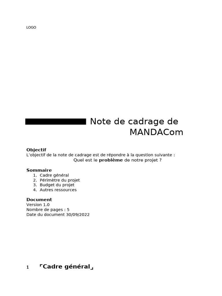 Note de cadrage pour Fun Parc Brumath | PDF | Informatique | Informatique