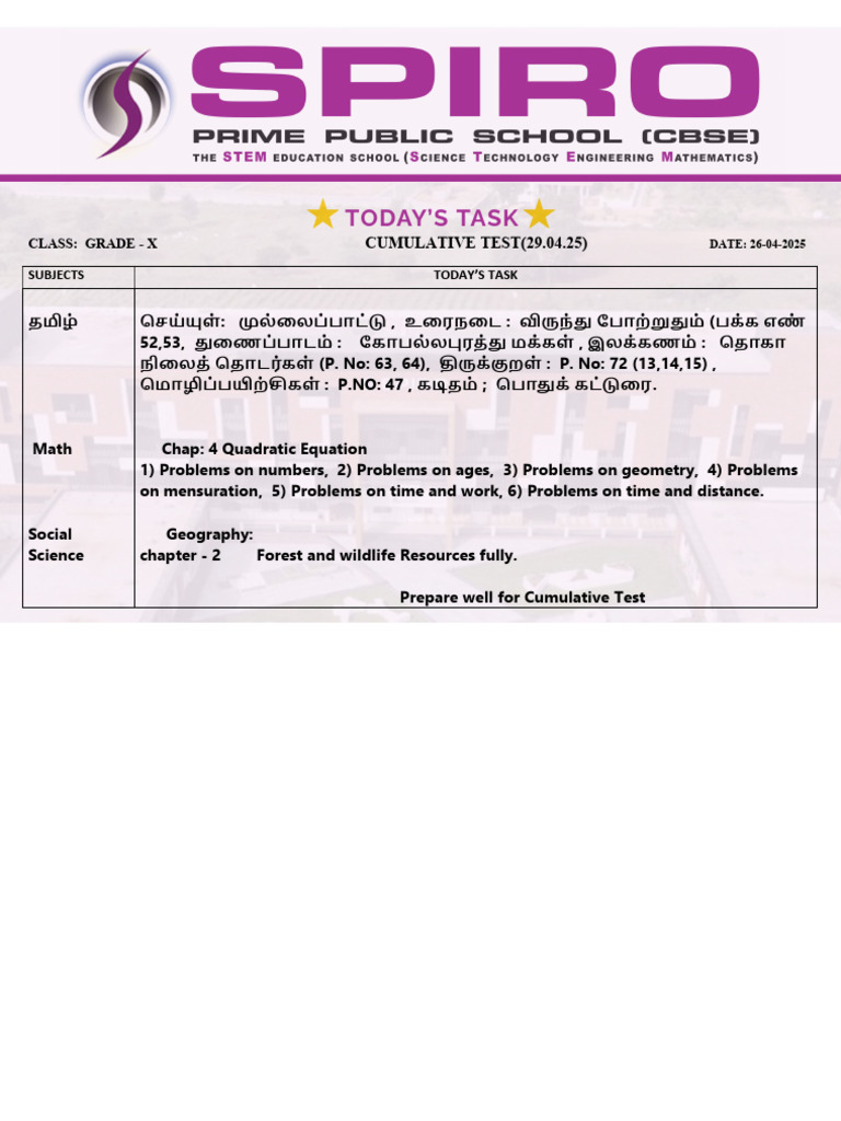10TH HOMETASK- TODAY(26.04.2025) | PDF