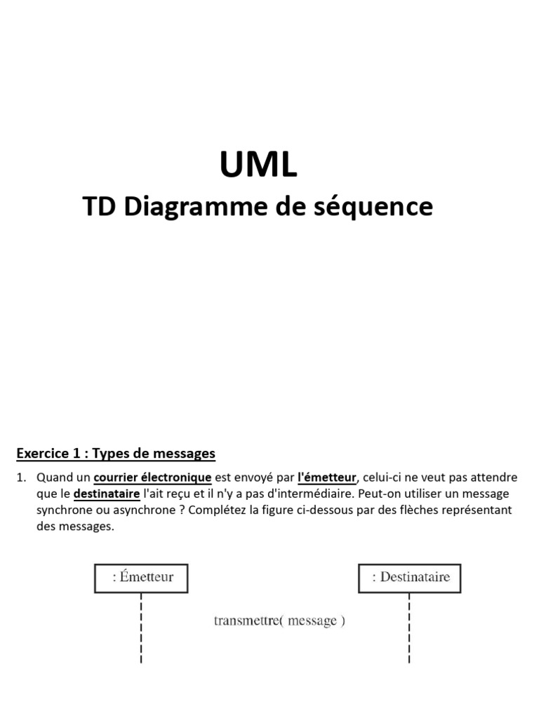 Exercice sur les diagrammes de séquence | PDF | Guichet automatique ...
