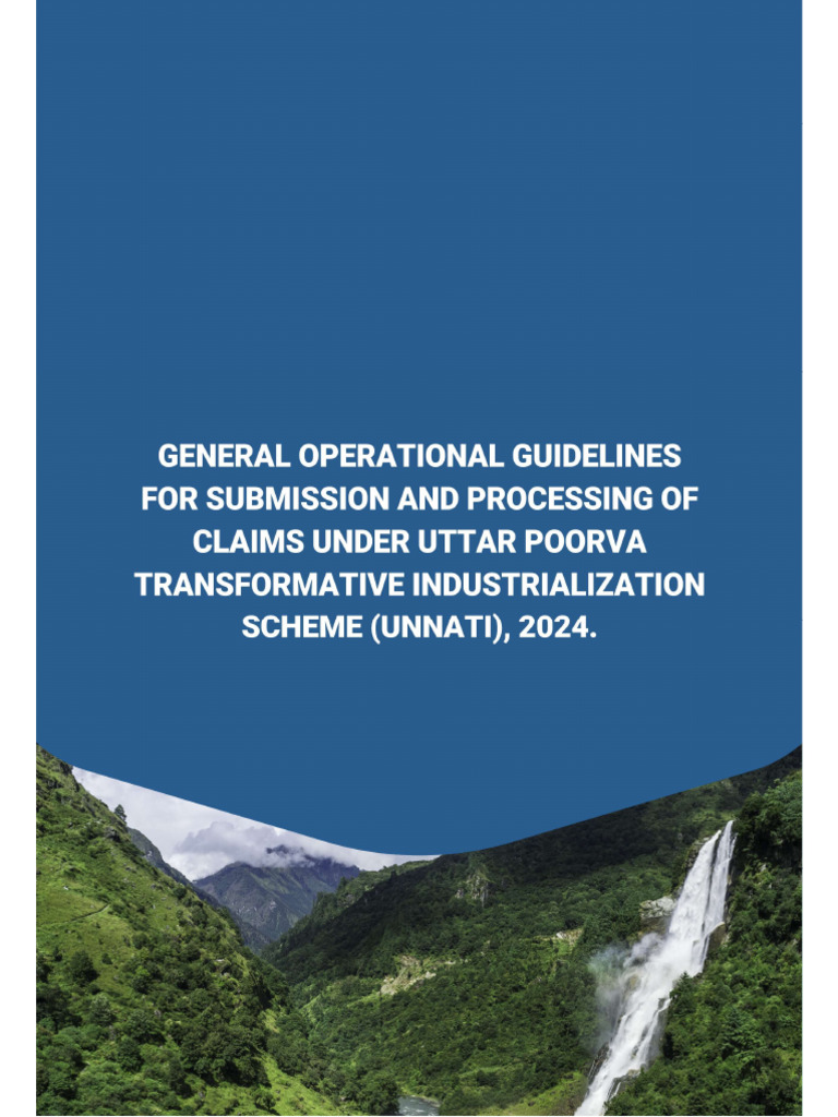 Claim Guidelines On UNNATI | PDF | Value Added Tax | Interest