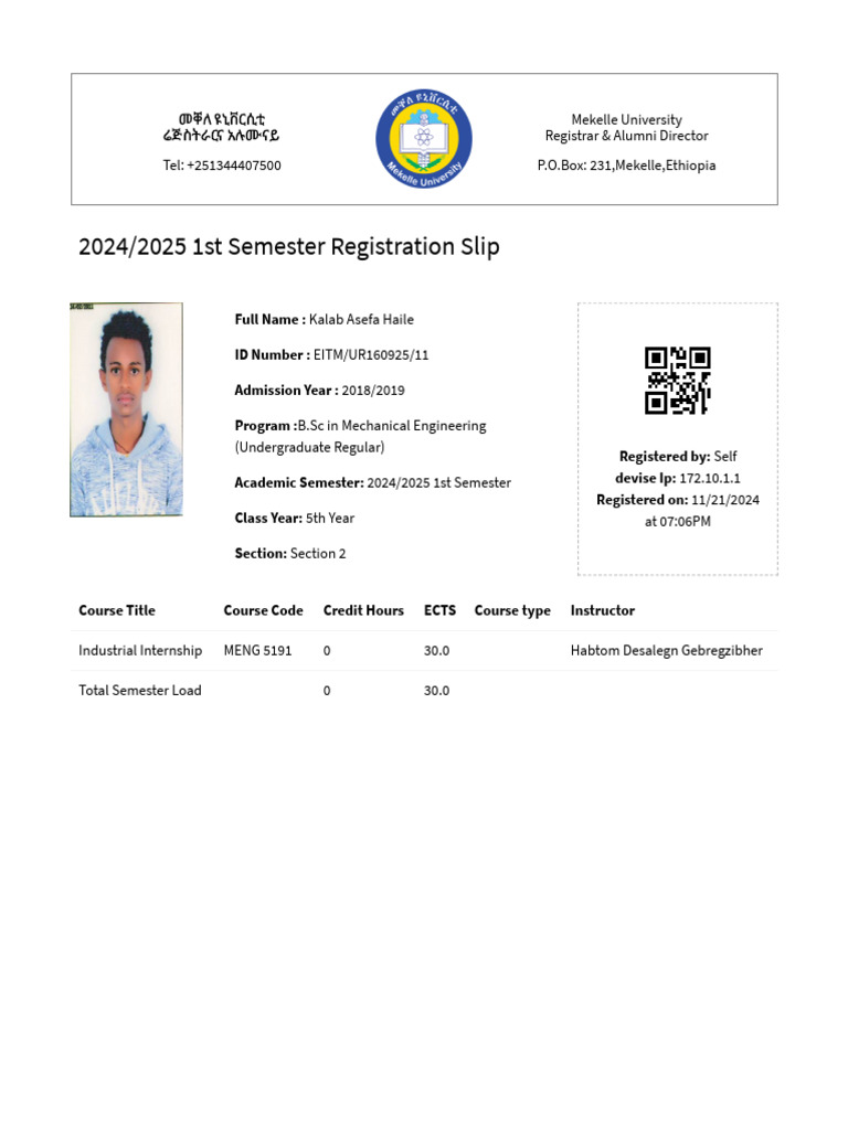 Mekelle University | PDF