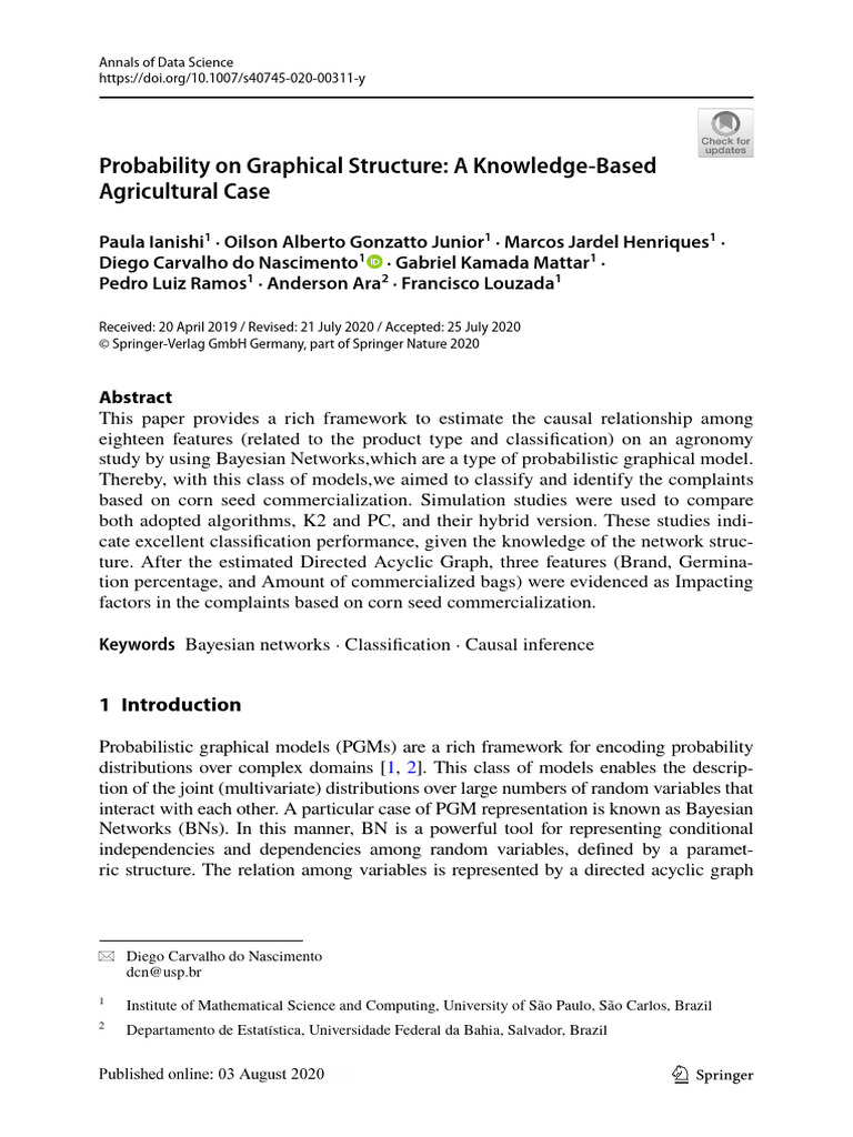 Probability On Graphical Structure A Kno | PDF | Bayesian Network | Applied Mathematics