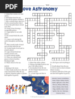 Astronomy Word Scramble | PDF | Astronomy | Planets