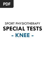 Stanford Knee Exam Guidelines | PDF | Knee | Clinical Medicine