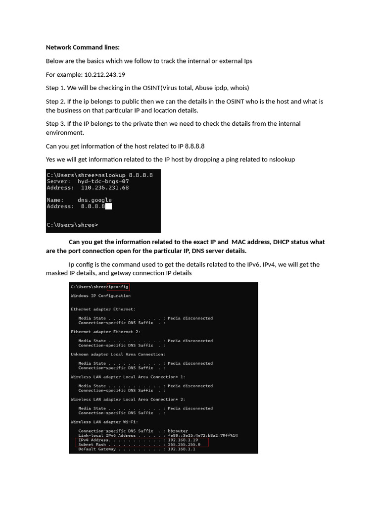 Firewall Basics and IP Tracking Guide | PDF | Firewall (Computing) | Ip ...