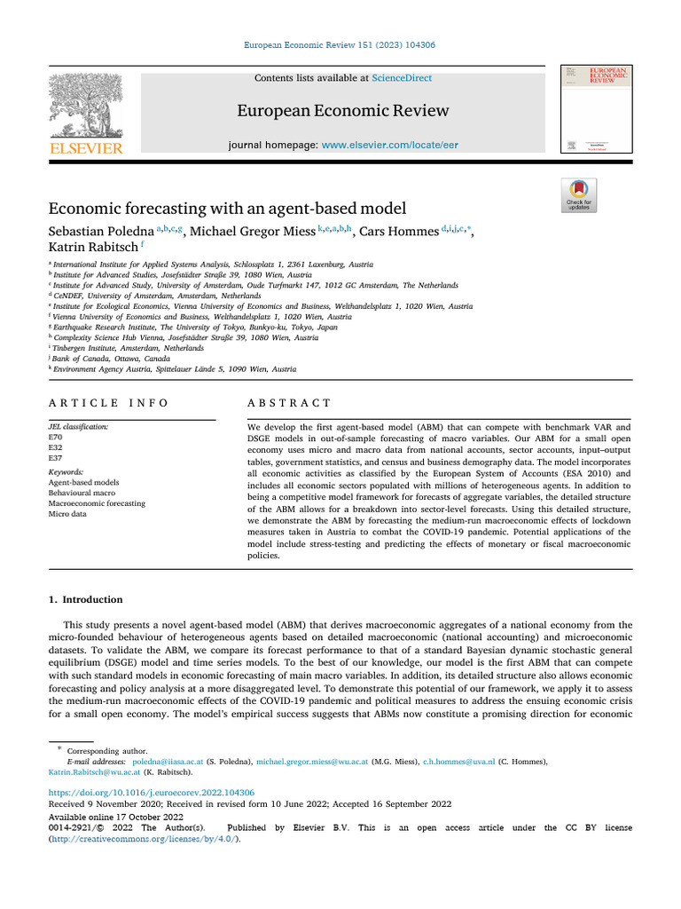 Agent Based | PDF | Macroeconomics | Taxes