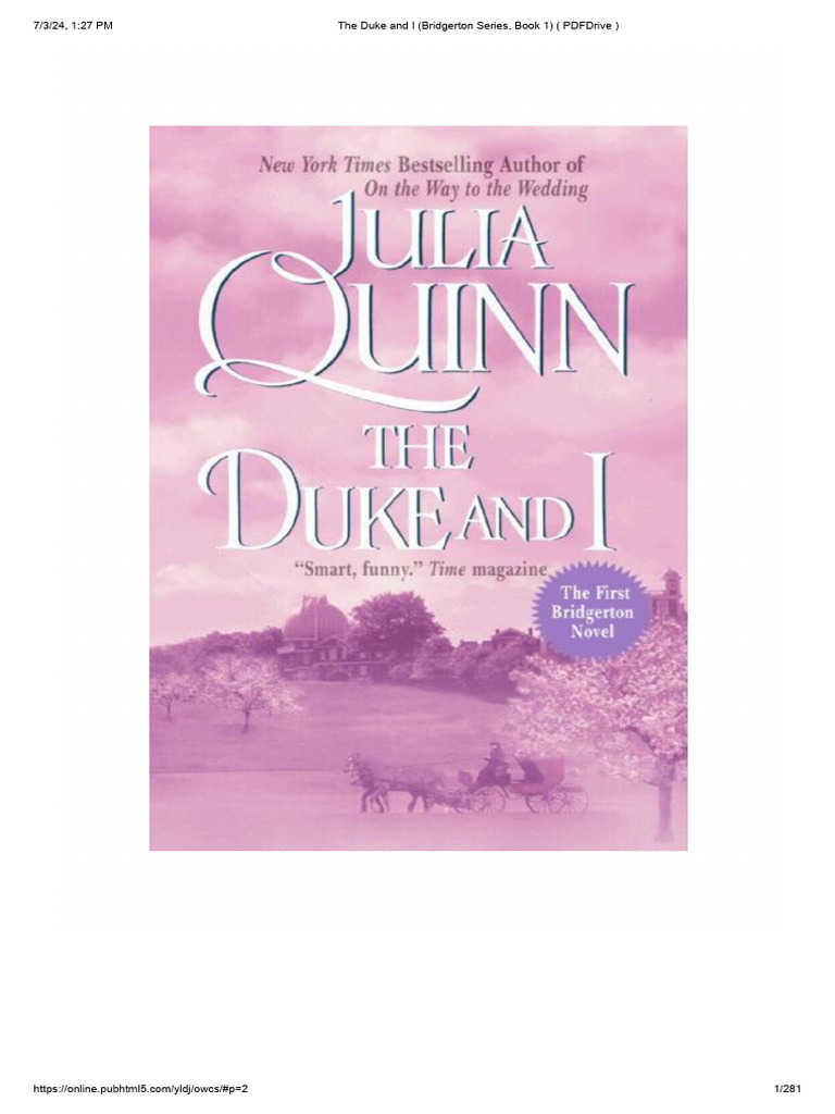 The Duke and I: Bridgerton Book 1 PDF | PDF