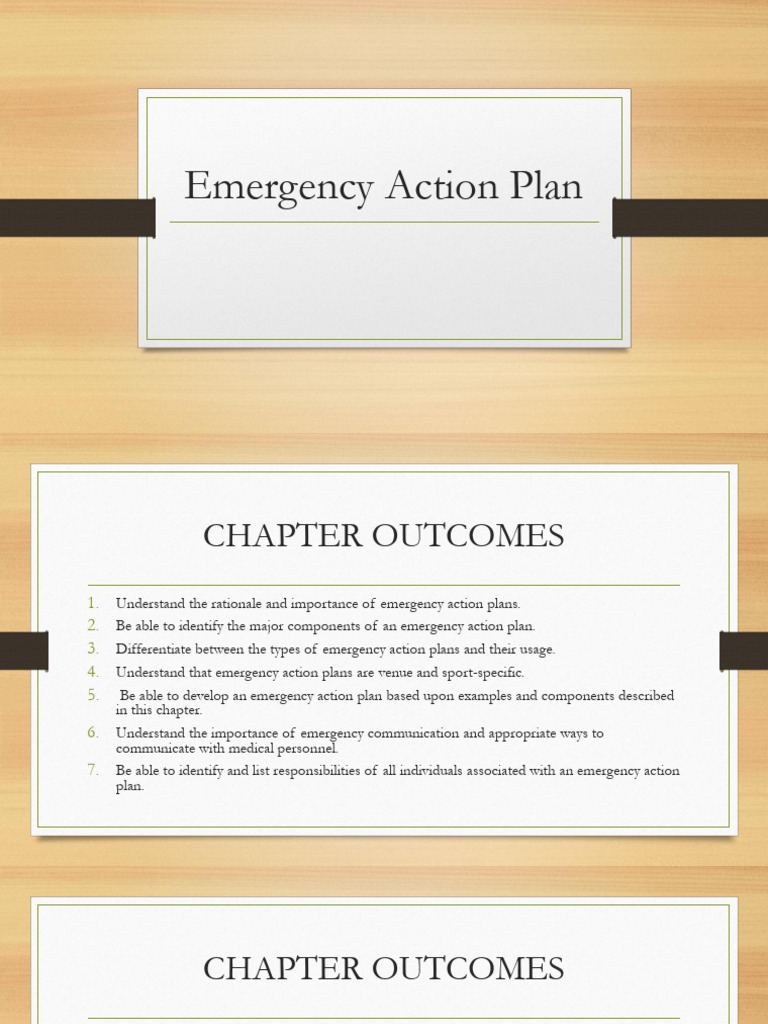 Lesson#3 Emergency ActionPlan 24-25 | PDF | Emergency Medical Services ...