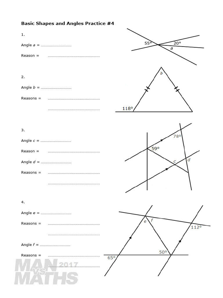 Basic Angles 4 | PDF
