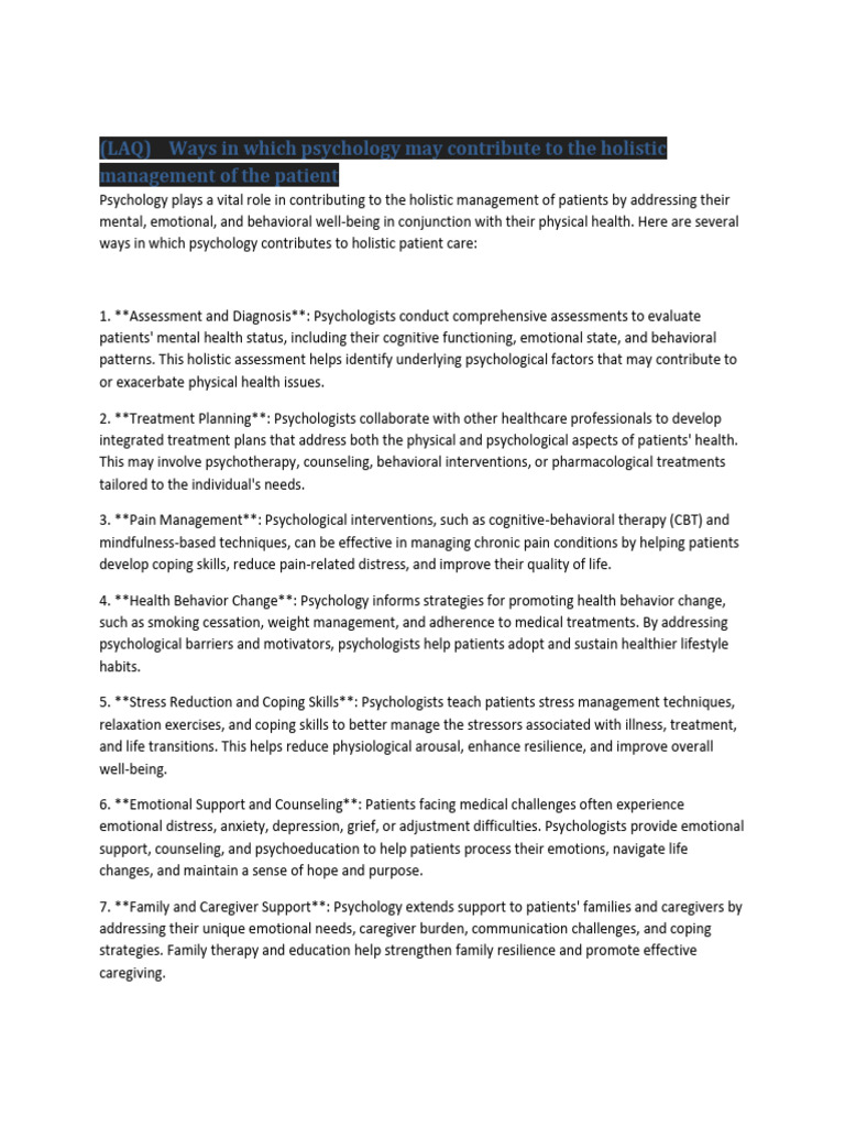 Bio-Psycho-Socio, Personality | PDF | Emotions | Psychological Resilience