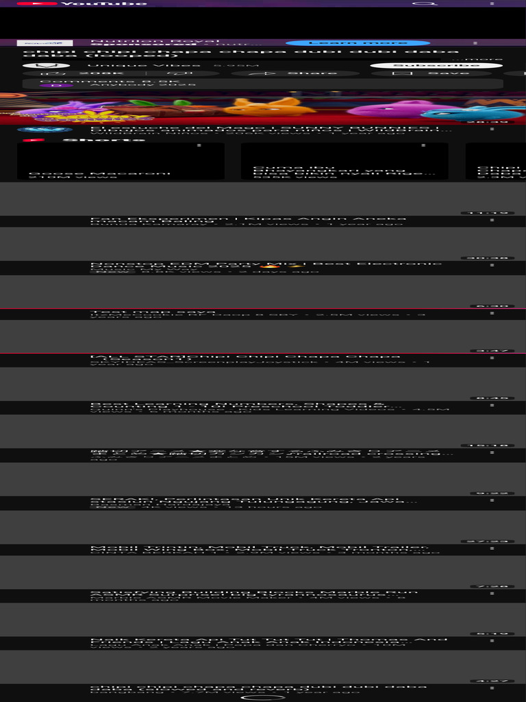 Chipi Chipi Chapa Chapa Dubi Dubi Daba Daba (Looped) - YouTube | PDF