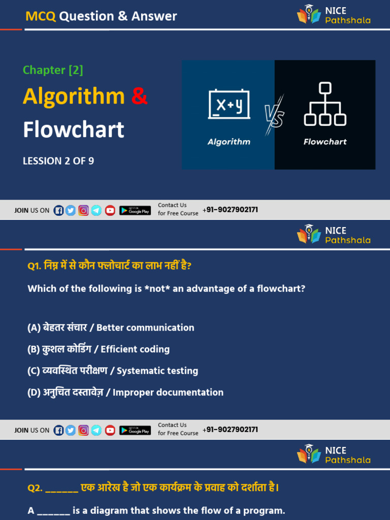 Chapter 2 Algorithm and Flowchart | PDF Chapter 2 Algorithm and Flowchart | PDF
