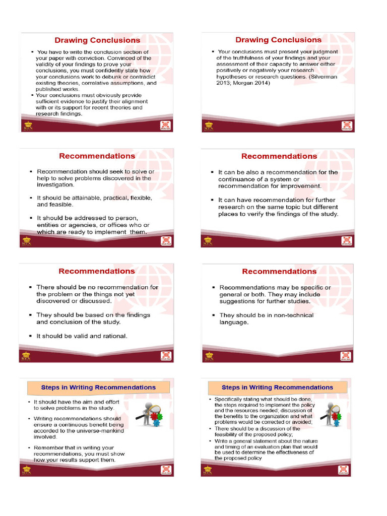 CHAPTER 5 - Summary, Recommendation, Conclusions | PDF