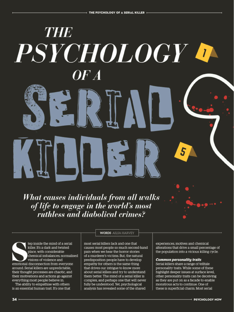 The Psychology of A Serial Killer | PDF