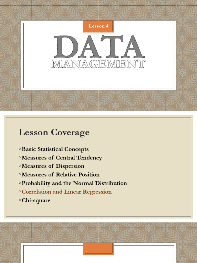 6 Correlation and Linear Regression | PDF | Linear Regression | Statistical Analysis