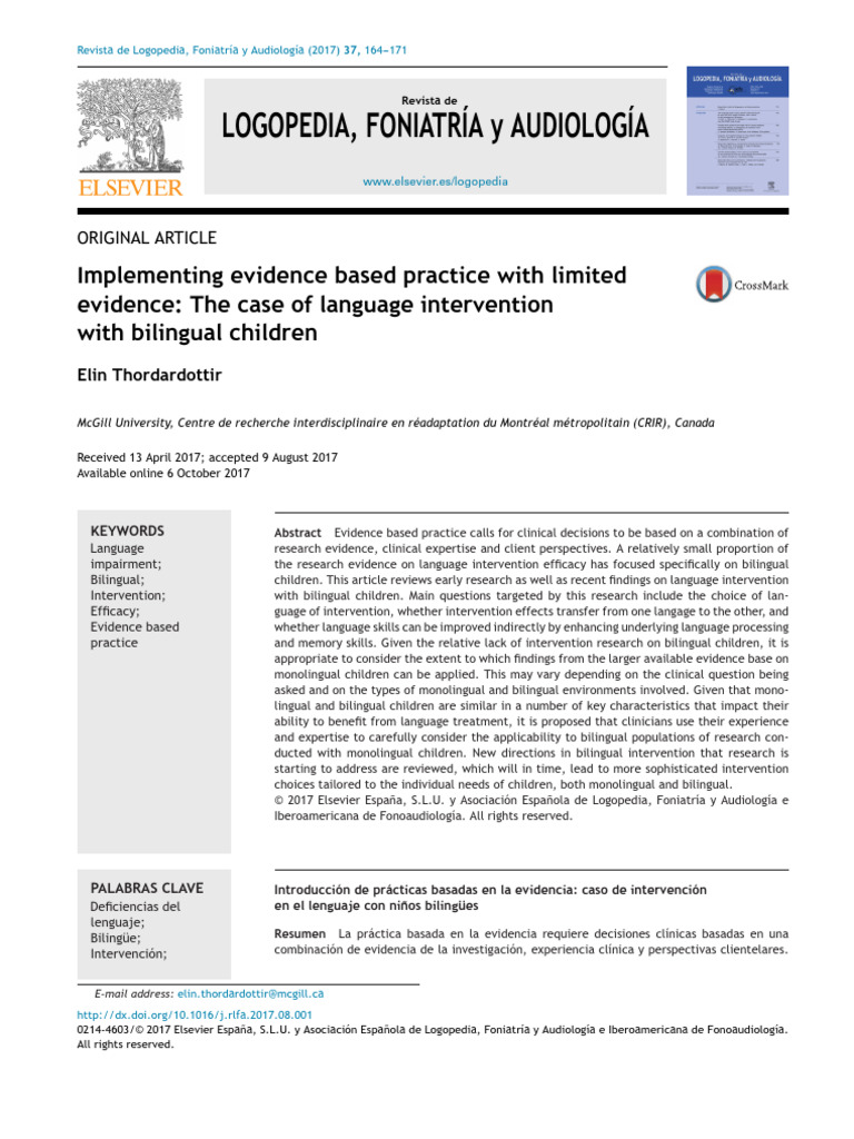 Bilingual Language Intervention Strategies | PDF | Multilingualism ...
