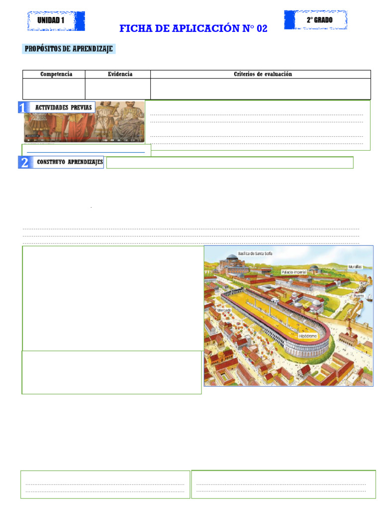 Ficha 02 - Imperio Bizantino | PDF | imperio Bizantino | Constantinopla