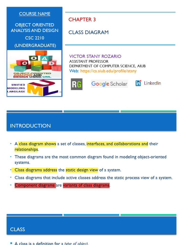 Spring 24 25 Ooad Ch03 Class Diagram Pdf Class Computer Programming Inheritance