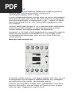 Understanding Contactor Symbols and Types | PDF | Relay | Switch