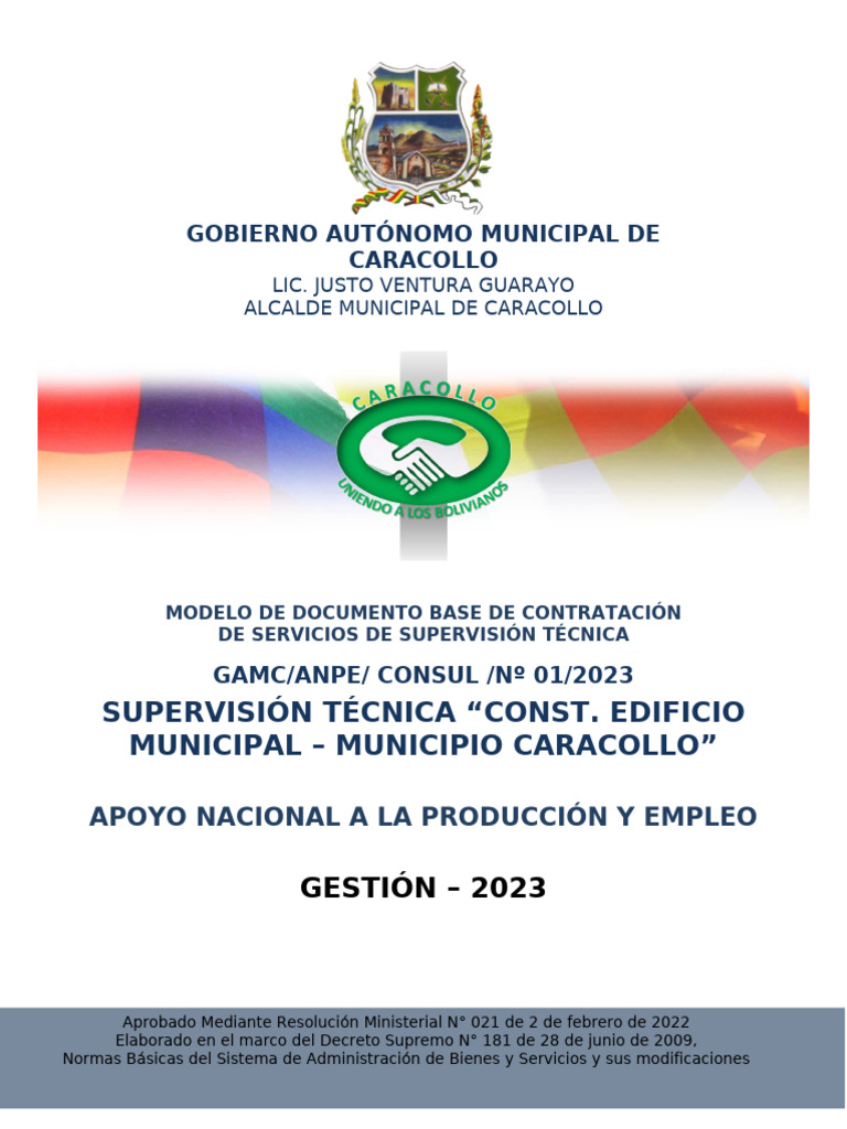 Documento Base de Contratacion Edificio Municipal | PDF | Presupuesto