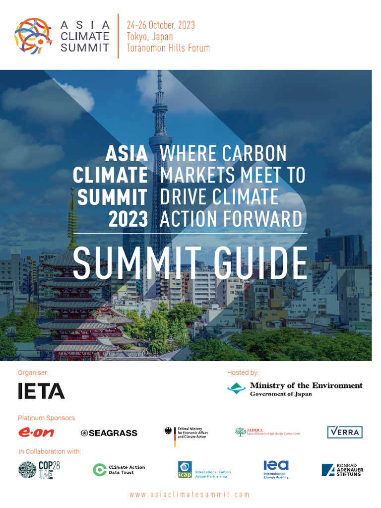 Asia Climate Summit 2023 | PDF | Climate Change Mitigation ...