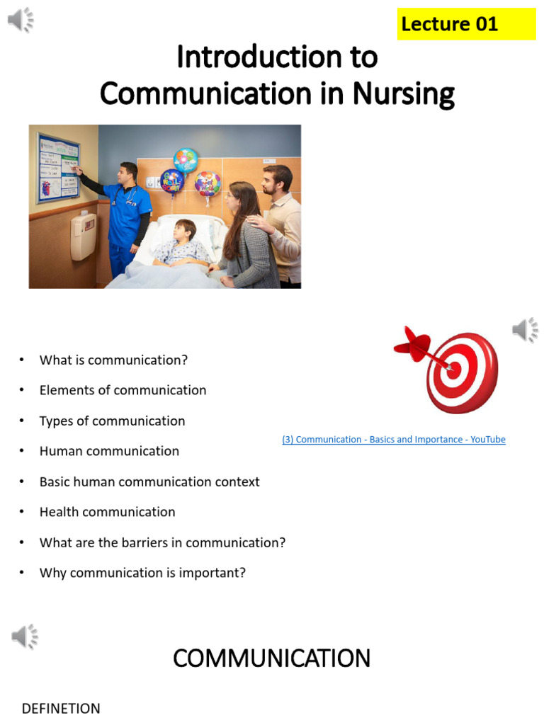 Communication Lecture 1 - Introduction to Communication | PDF | Communication | Interpersonal ...