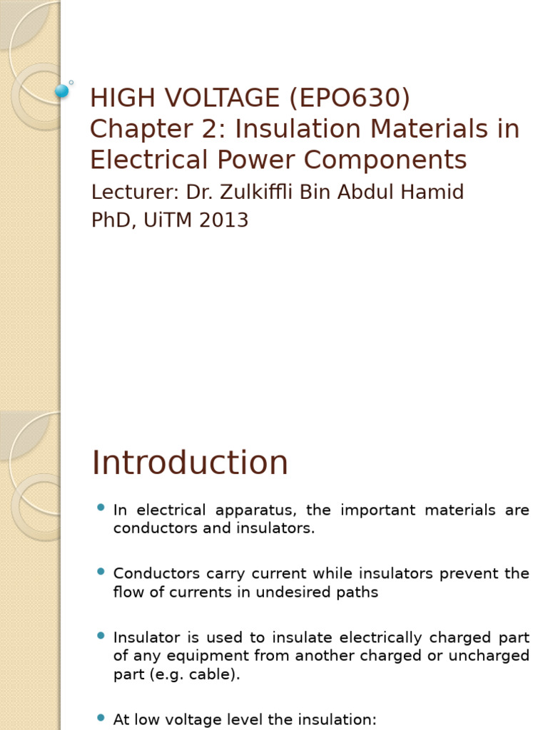 Insulators vs. Dielectrics Explained | PDF | Insulator (Electricity ...