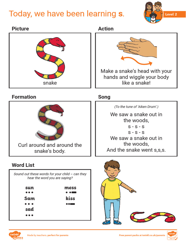 Parent Information Sheet Letter S | PDF