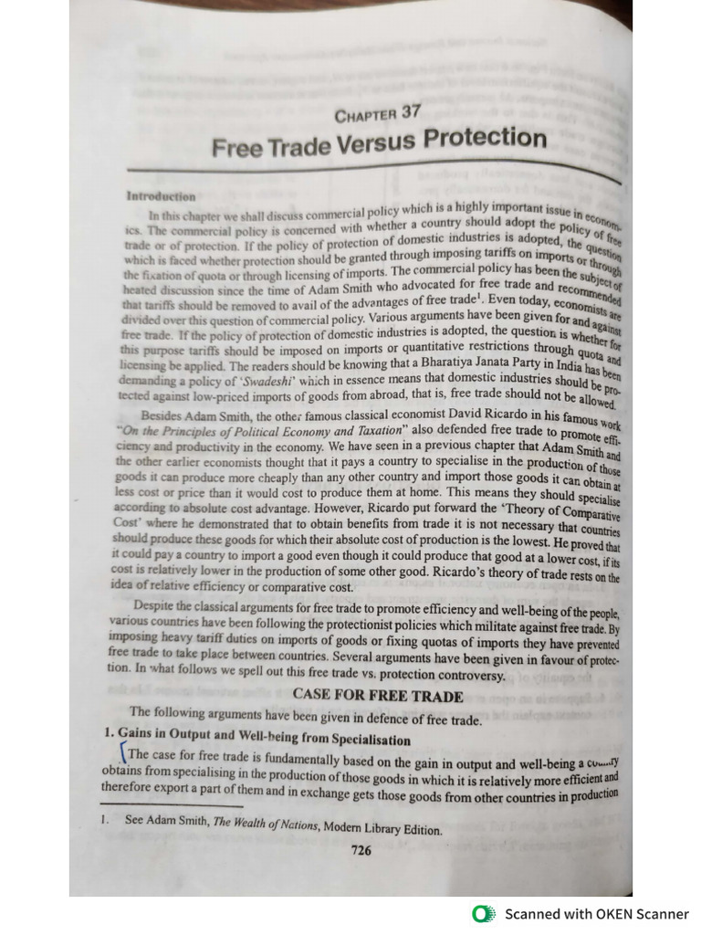 Free Trade Vs Protectionism | PDF