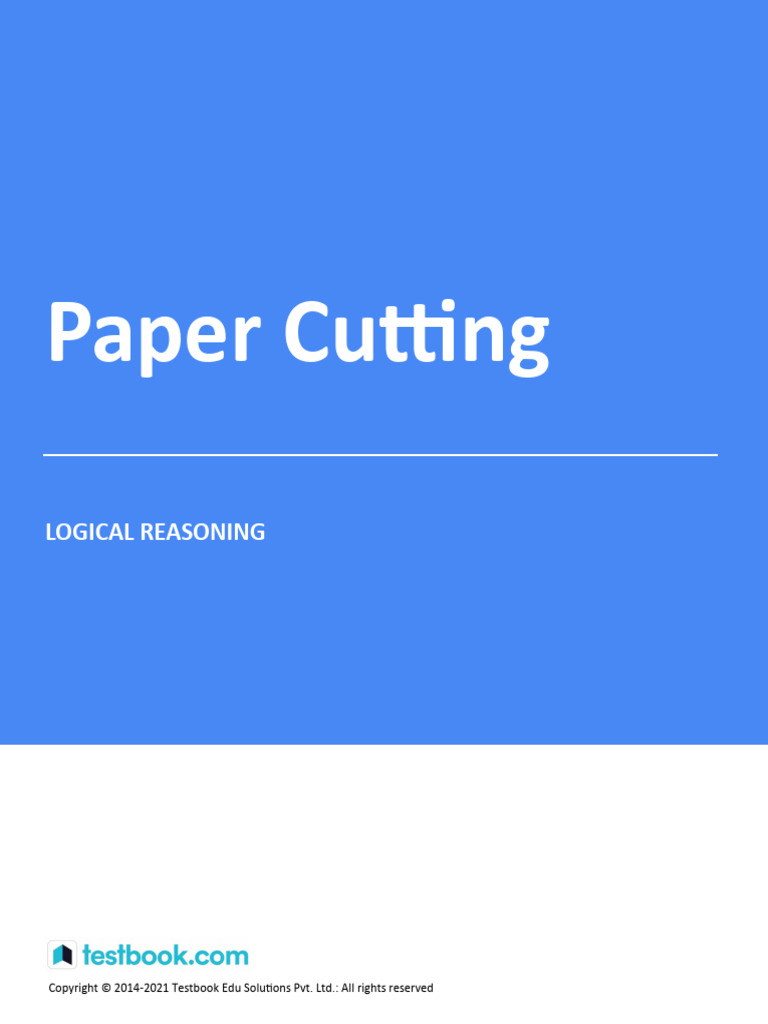 Paper Cutting - Study Notes | PDF | Paper