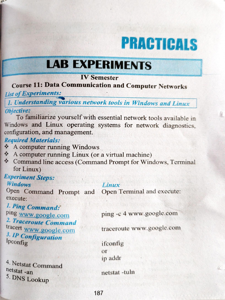 CN Lab Activities | PDF