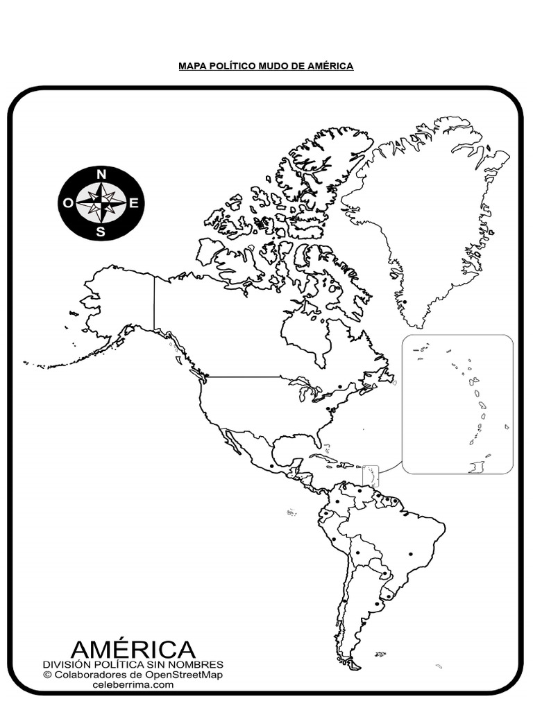 Mapa Pol-Tico Am-Rica | PDF