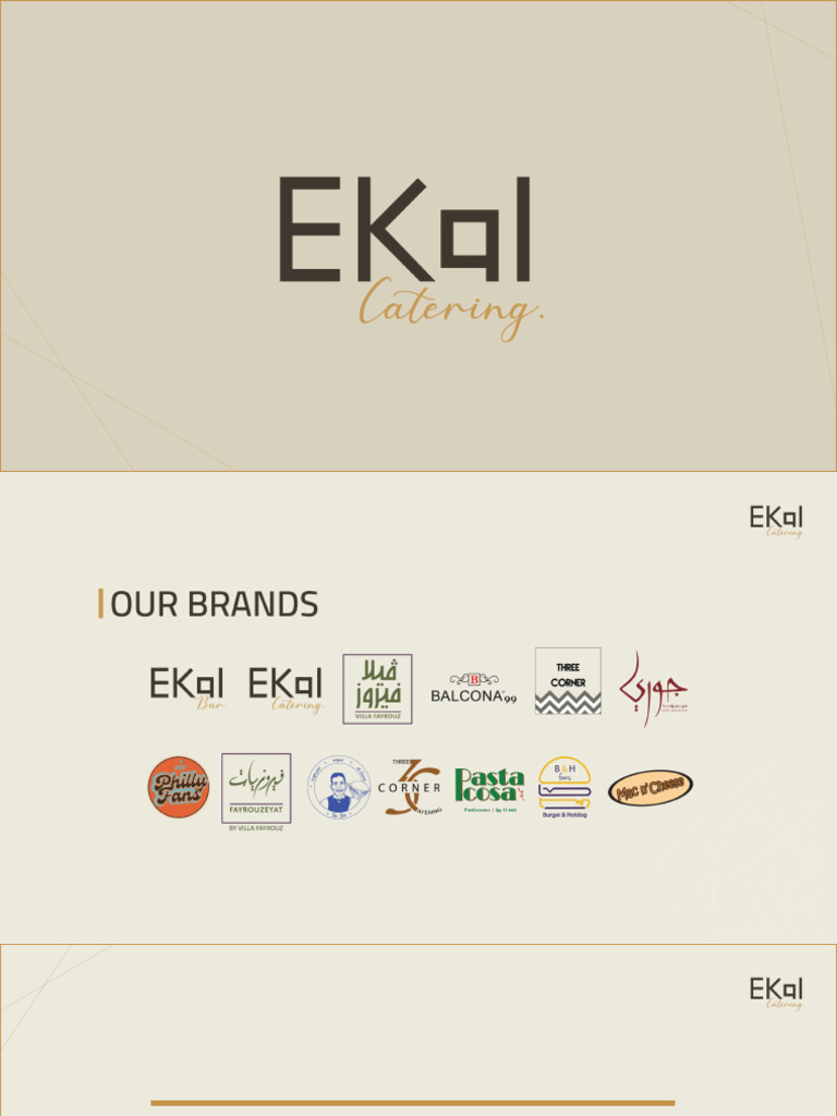 EKAL Catering Event Quotation | PDF | Cuisine | Foods
