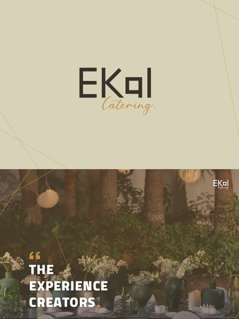 Ekal Catering Profile | PDF