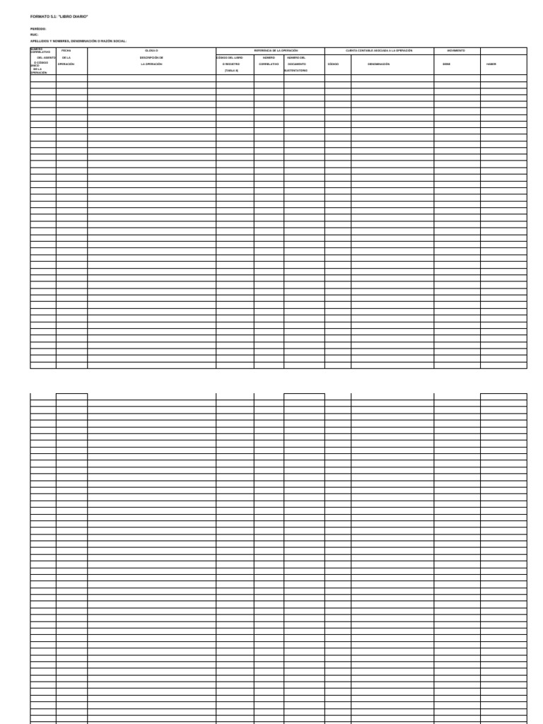 Libro Diario - Libro Mayor - Balance de Comprobaciòn - Estados Financieros | PDF | Contabilidad ...