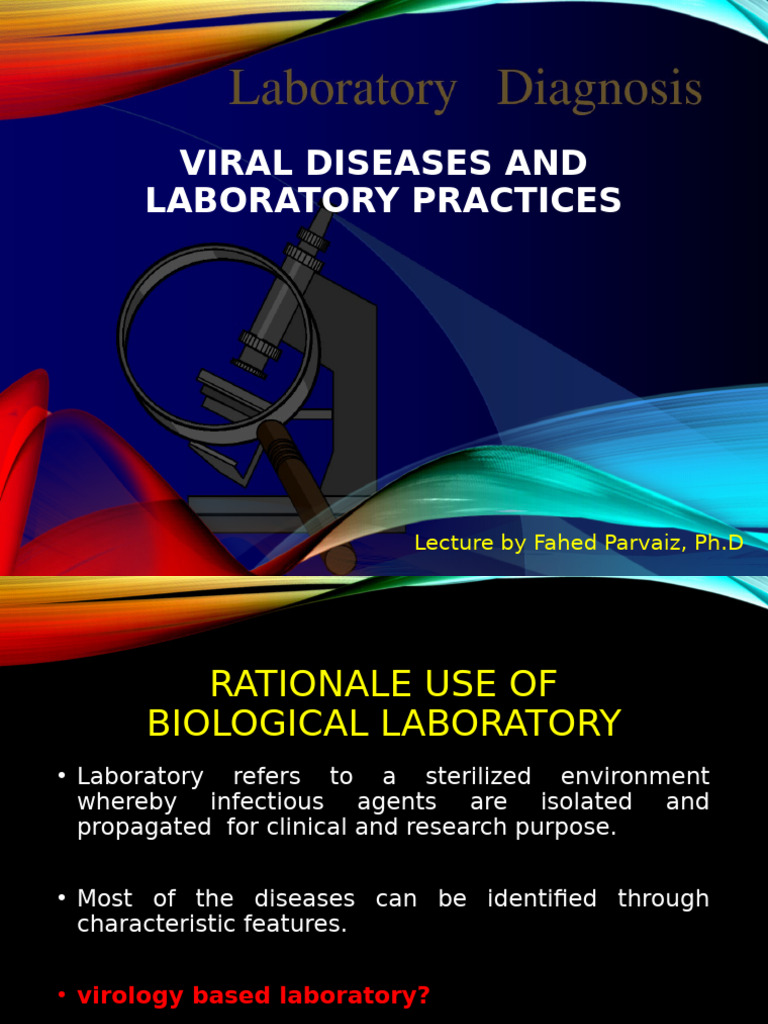 Lecture-5 Viral diseases and Laboratory Practices | PDF | Infection ...