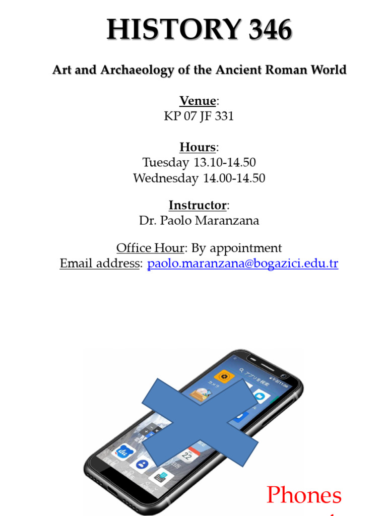 HIST346_Week 4_Class_1_2025 | PDF | Ancient Rome | Roman Republic