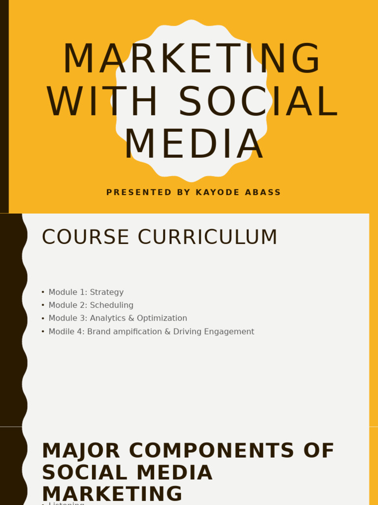 Social Media Marketing Strategies Guide | PDF | Performance Indicator | Customer Satisfaction