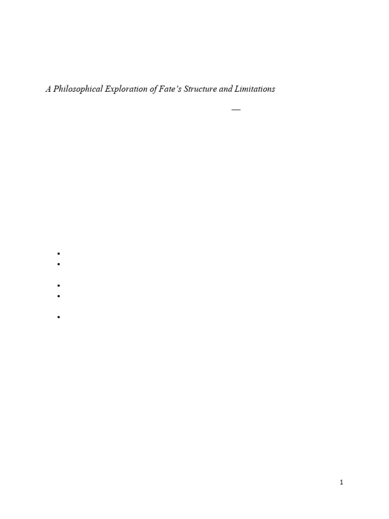 The Secret Tome of Fate Part I The Foundations of Destiny | PDF ...