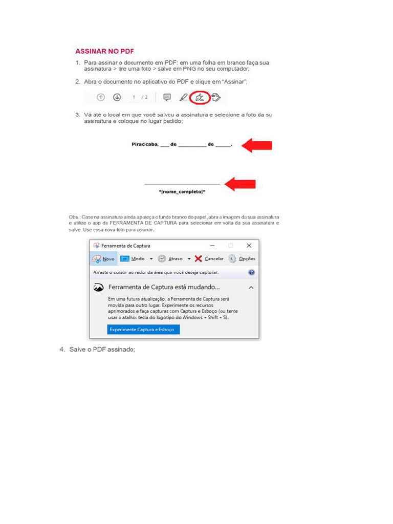 Tutorial_Como assinar no pdf | PDF