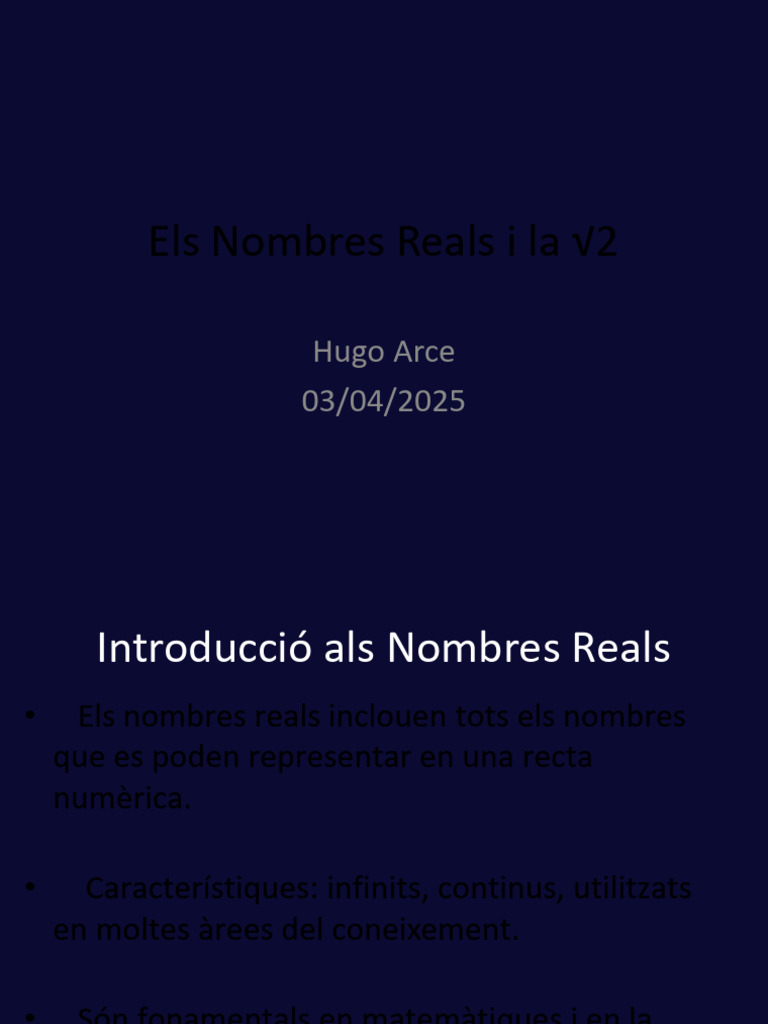 Nombre Reals Hugo Arce | PDF
