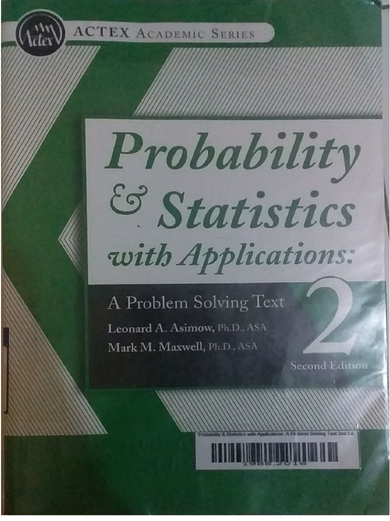 Probability & Statistic With Application | PDF