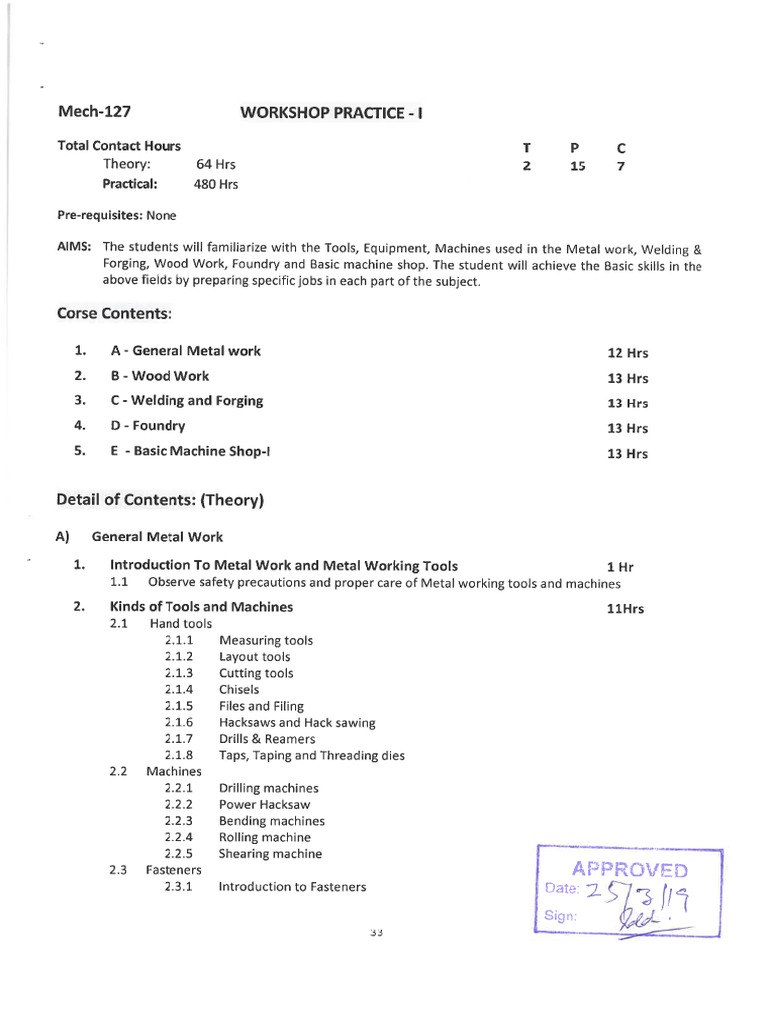 127-Workshop Practice-1 | PDF