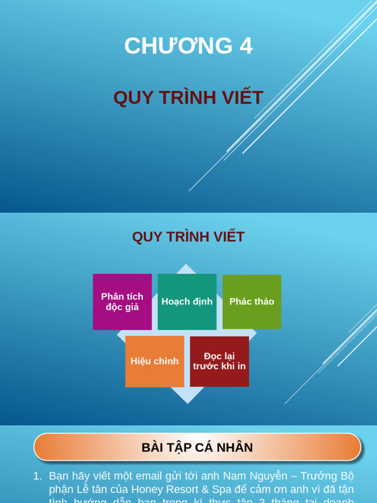 Slide Giáo trình Giao tiếp trong kinh doanh - ch4-Students | PDF