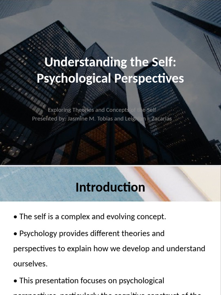 Expanded Understanding the Self Presentation (1) | PDF | Self Concept ...