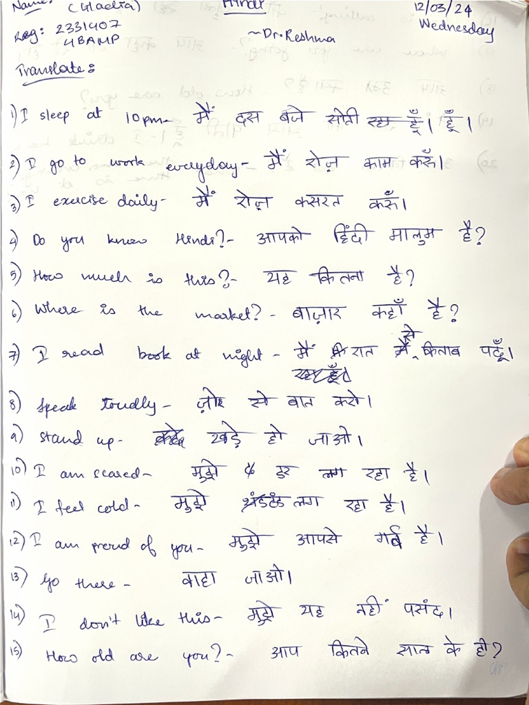 Hindi Assignment | PDF
