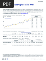 MSCI World Index Factsheet 2025 | PDF | Economies