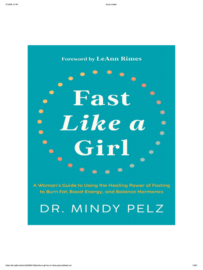 Fast Like A Girl by DR Mindy Pelz-Pdfread | PDF