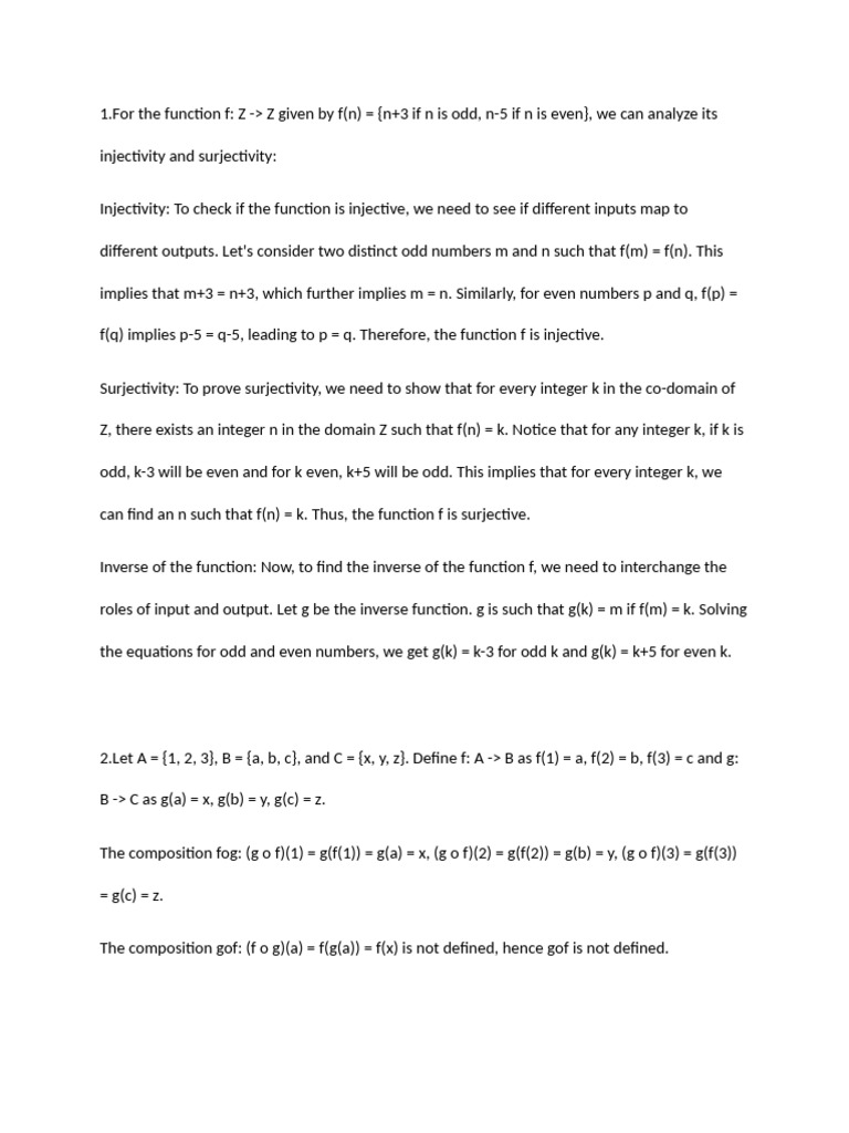 MATH 1302 Assignment Unit 2 | PDF | Function (Mathematics) | Sequence